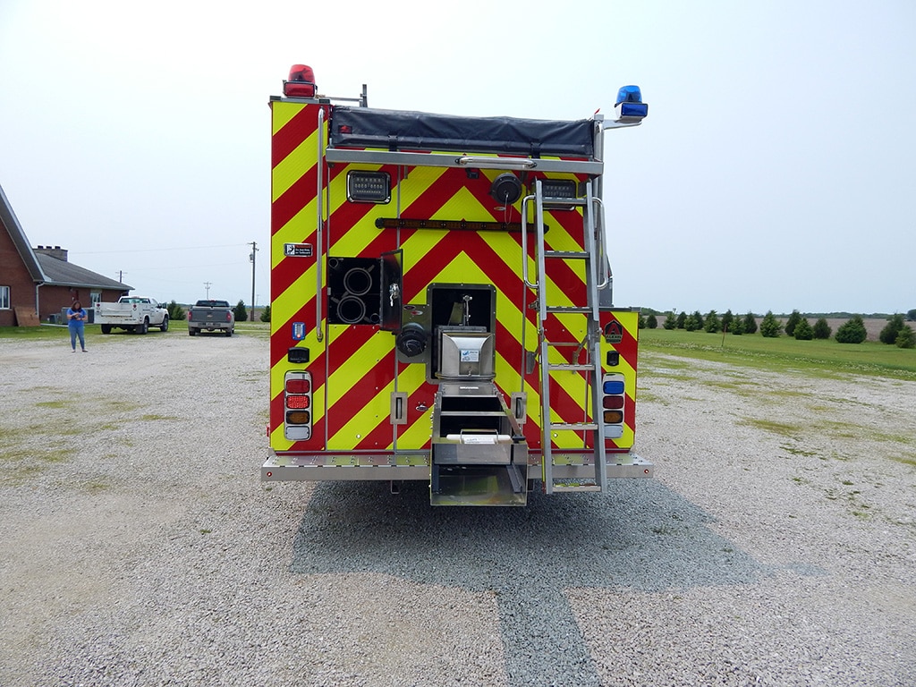 ENCLOSED TOP MOUNT PUMPER/TANKER #2345 | Alexis Fire Equipment Company