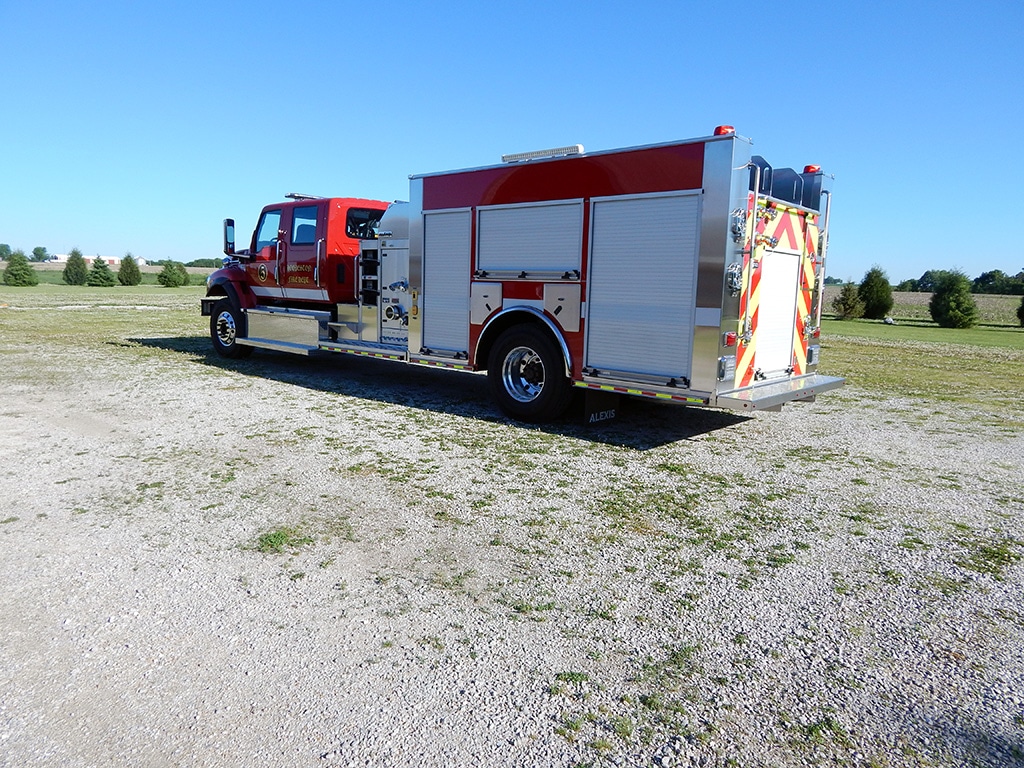 1000 GALLON TOP MOUNT PUMPER #2400 | Alexis Fire Equipment Company
